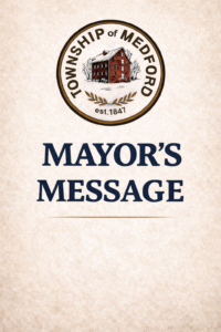 Mayor's message: Burlington County Fireman’s Graduation - Medford Township
